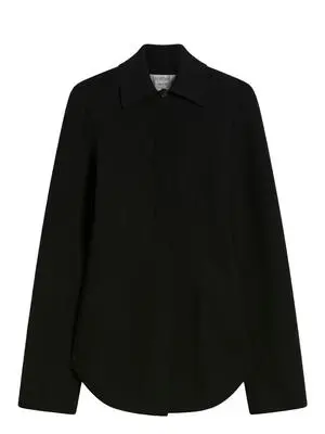 Max Mara Viscose Knit Shirt - Black