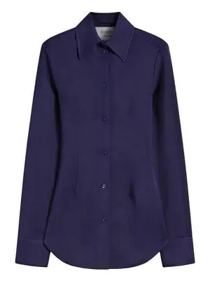 Max Mara Fitted Shirt - Dark Violet