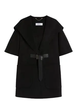 Max Mara Camel-hair Cape - Black