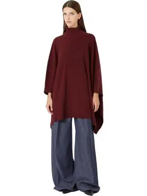 Max Mara Cashmere Cape - Raspberry