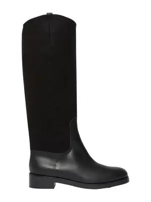 Max Mara Riding Boots - Black