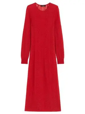 MAX MARA Mohair-Blend Midi Dress