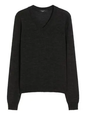 Max Mara Mohair-blend Knit Jumper - Dark Grey
