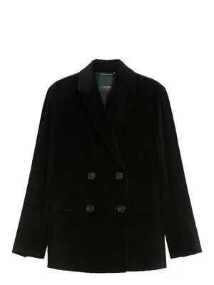 MAX MARA Corduroy Double-Breasted Blazer