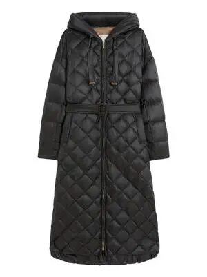Max Mara Quilted Down Jacket - Black