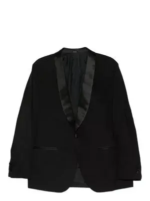 SARTORIO NAPOLI Shawl-lapel Blazer - Black