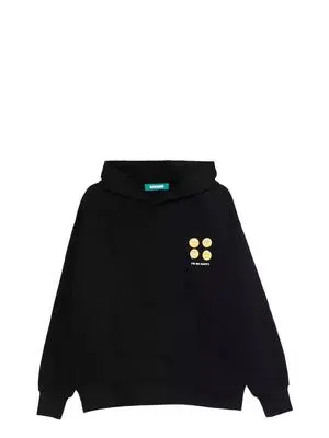 BARROW Graphic Hooded Sweatshirt - Black