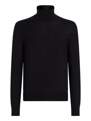 Dolce & Gabbana Cashmere Turtleneck Pullover - Blue