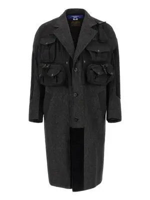 Junya Watanabe Filson Patchwork Coat - Black