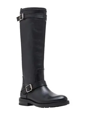 Steve Madden Sady Boots - Black Leather