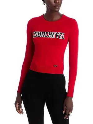 Michael Kors Courchevel Crewneck Sweater - Crimson
