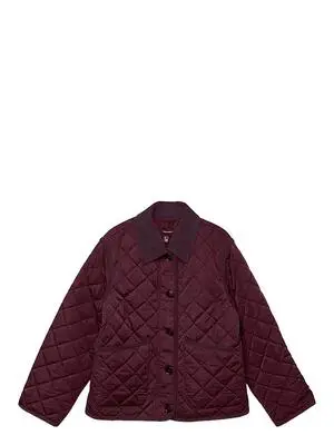 Vero Moda Emily Quilted Short Jacket - Wine