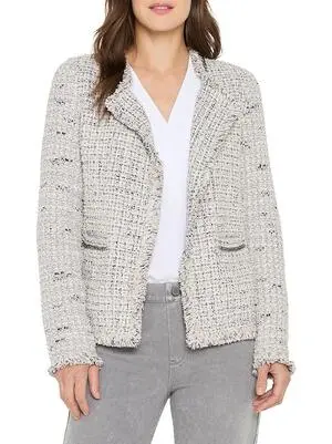 NIC+ZOE Chain Trim Blazer - Grey Multi
