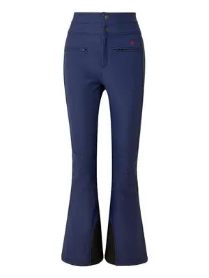 Perfect Moment Aurora Embroidered Bootcut Ski Pants - Blue