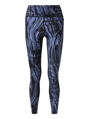 Nike Swift Printed Dri-fit Leggings - Blue