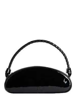 MSGM Calfskin Baguette Bag - Black