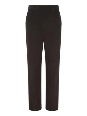 Gabriela Hearst Harold Cashmere Corduroy Trousers - Chocolate