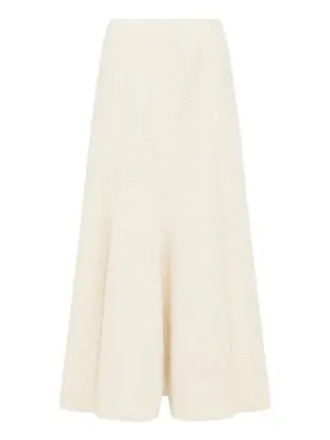 GABRIELA HEARST Amy Midi Skirt In Recycled Cashmere Boucle