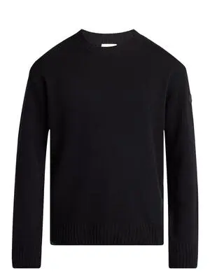 Moncler Wool And Cashmere Crewneck Sweater - Black