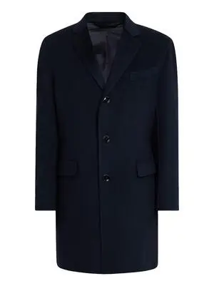 Brioni Wool And Cashmere Double-face Top Coat - Midnight B