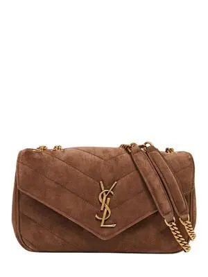 Saint Laurent Loulou Small Shoulder Bag - Hay