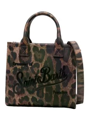 MC2 SAINT BARTH Leopard Print Tote Bag - Brown