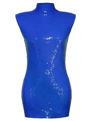 NUE Sequin Mini Dress - Blue