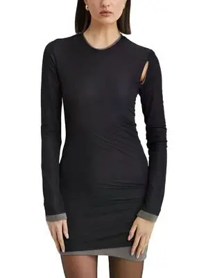Christopher Esber Layered Mini Dress - Black
