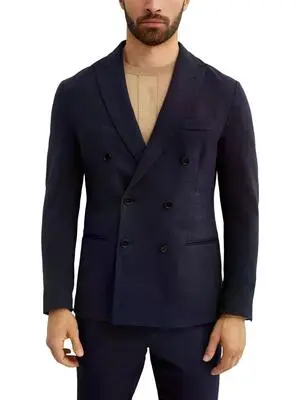 FAY Double-breasted Pocket Blazer