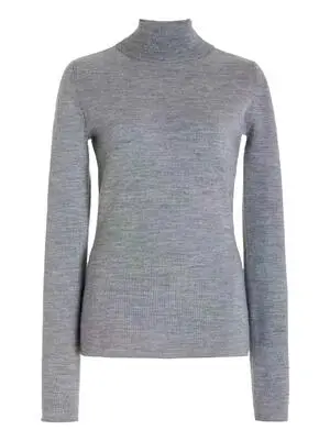 Gabriela Hearst May Roll-Neck Long-Sleeved Jumper Grey