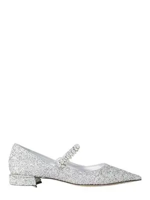 JIMMY CHOO 25mm Bing Crystal-embellished Pumps - Silver