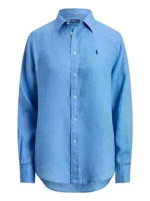Ralph Lauren Polo Pony Linen Shirt - Blue