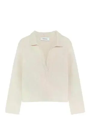 YVES SALOMON V-neck Sweater - Neutrals