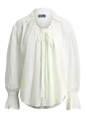 Polo Ralph Lauren Tie-fastening Long-sleeve Shirt - White