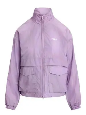 Polo Ralph Lauren Flap-pocket Logo-print Jacket - Purple
