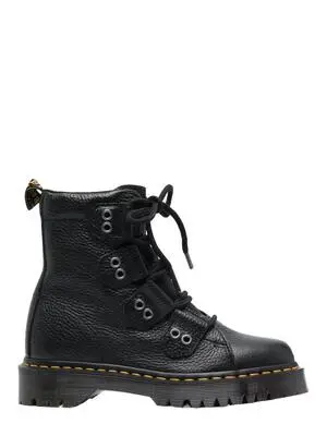 DR. MARTENS Leather Lace-Up Boots