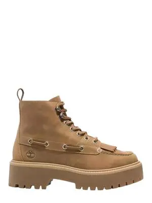 Timberland Kiltie Stone Street Boots - Brown