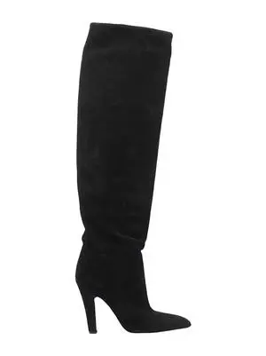 Paris Texas 100mm Elsa Pointed-toe Over-the-knee Boots - Black