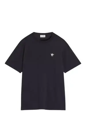 Maison Kitsuné Barista Fox Patch T-shirt - Black