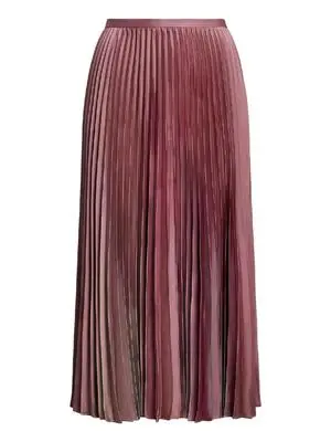 Ralph Lauren Midi Pleated Skirt - Pink