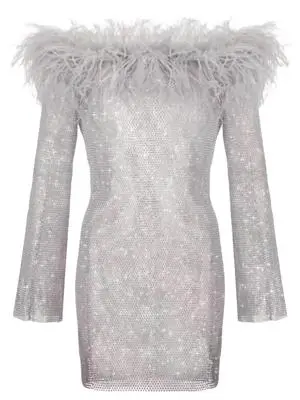 SANTA BRANDS Crystal Embellished Mini Dress