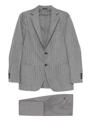 SARTORIO NAPOLI Striped Blazer - Grey