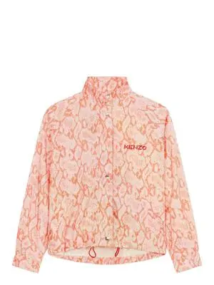 Kenzo Python-pattern Zip Jacket - Orange