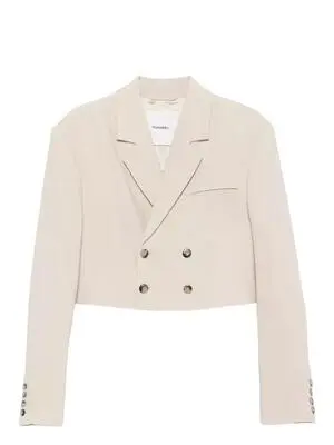 Nanushka Double-breasted Blazer - Neutrals