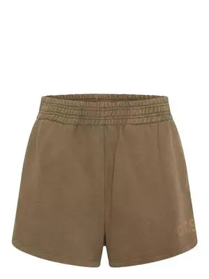 ONETEASPOON Elasticated Logo Shorts - Neutrals