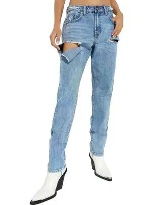 ONETEASPOON Ripped-details Jeans - Blue