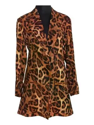 MYSTIQUE Leopard Print Jacket