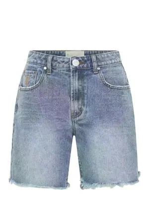 ONETEASPOON Distressed Denim Shorts - Blue