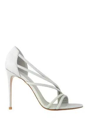 LE SILLA 105mm Stiletto Sandals - Silver