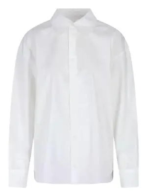 Marni Embroidered-cuff Cotton Shirt - White